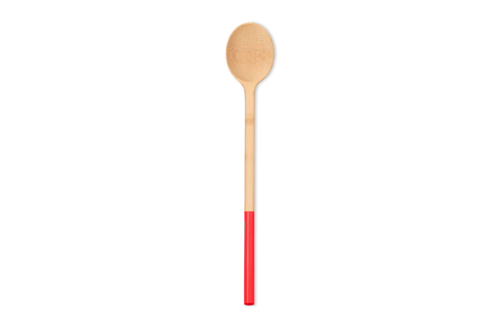 Pebbly Small Bamboo Mixing Spoon, Multiple Colors | Common Housefly