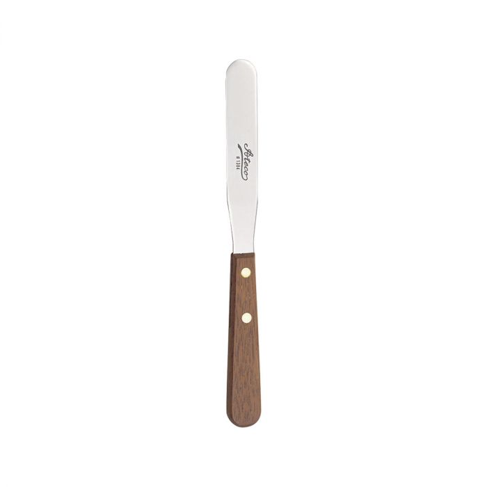 Ateco Wooden Handle Straight Icing Spatula, Multiple Sizes | Common ...