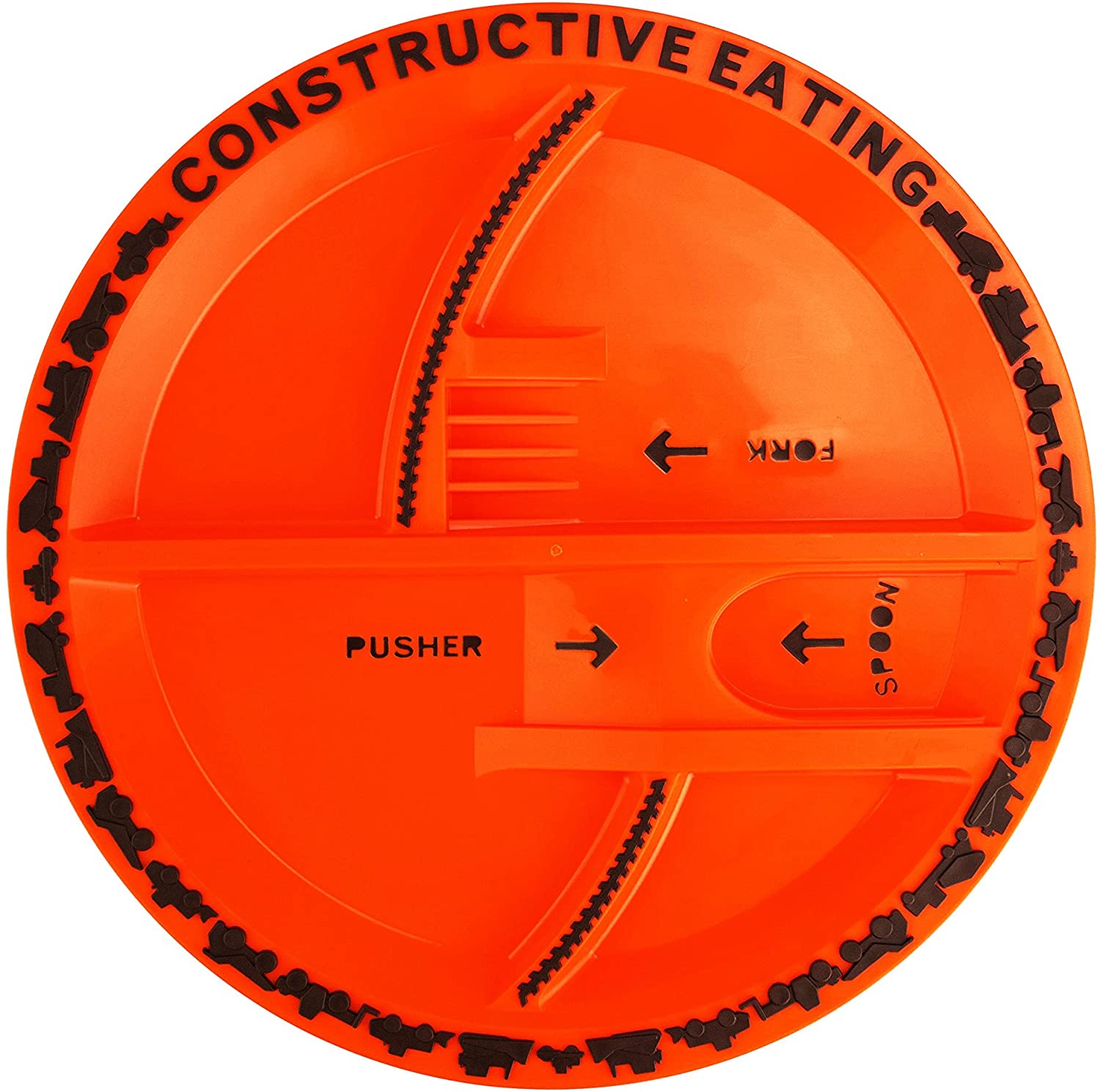 Constructive Eating Construction Plate | Common Housefly